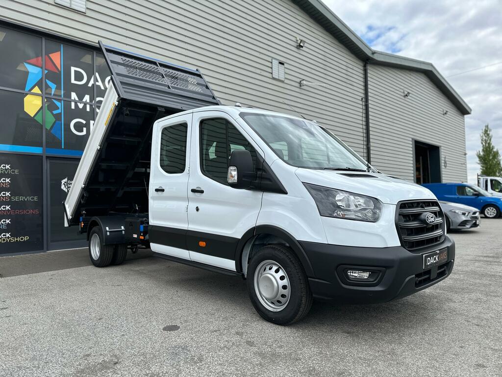 Used 2026 Ford Transit Custom L3 Double Cab Steel Tipper, Tow Bar on ...